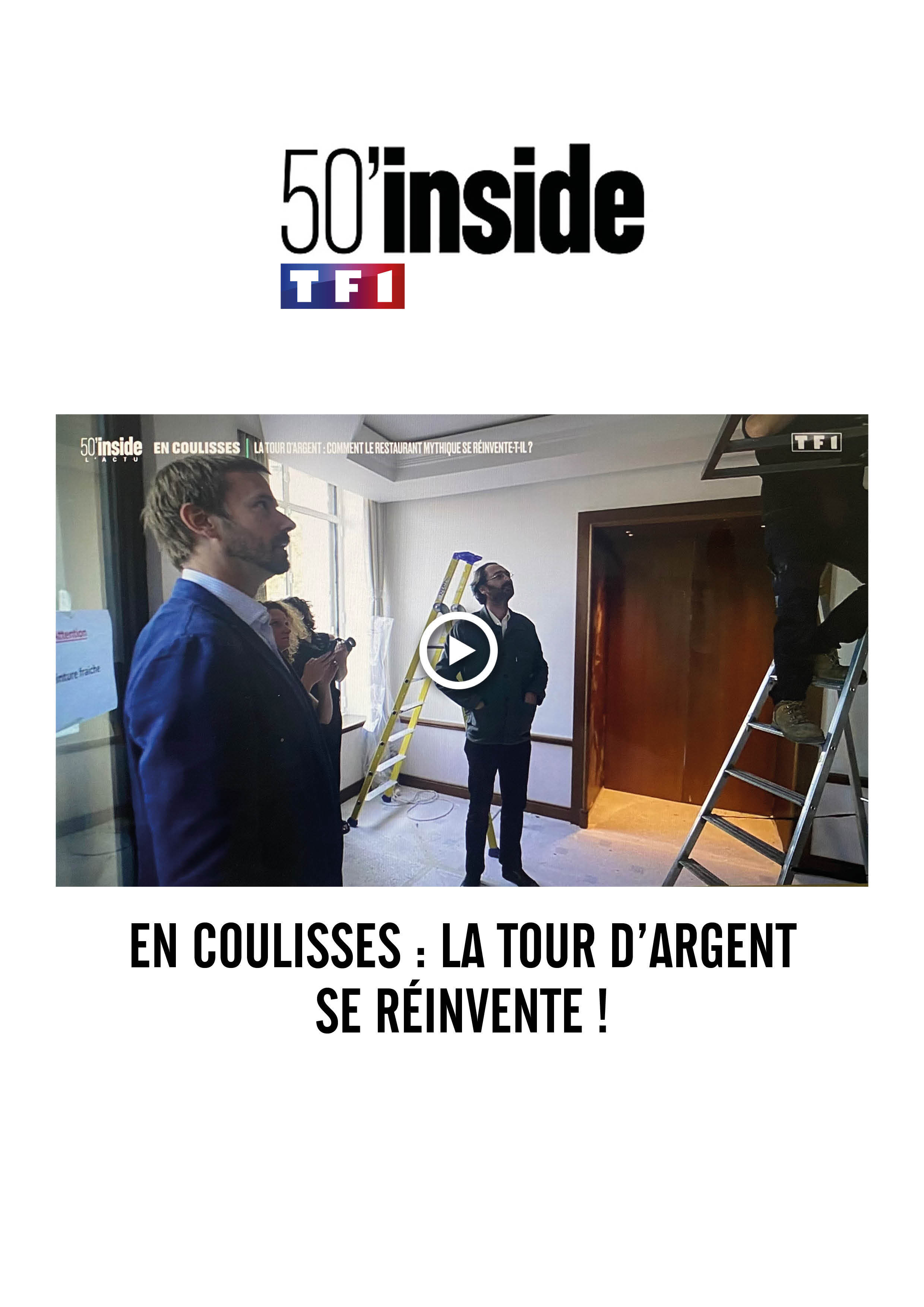 LA TOUR D'ARGENT I 50' INSIDE I TF1