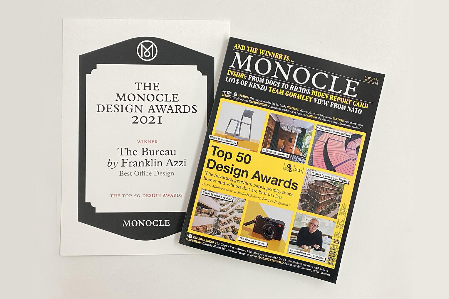 The Bureau wins Monocle Design Awards